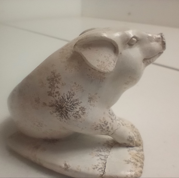 Hand Crafted | Accents | Vintage Stone Carved Pig | Poshmark